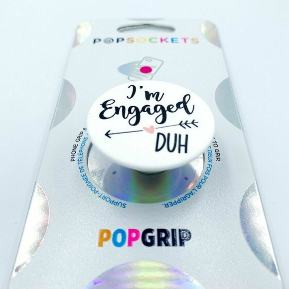 PopSocket | Cell Phones & Accessories | Popsockets Im Engaged Duh Love ...